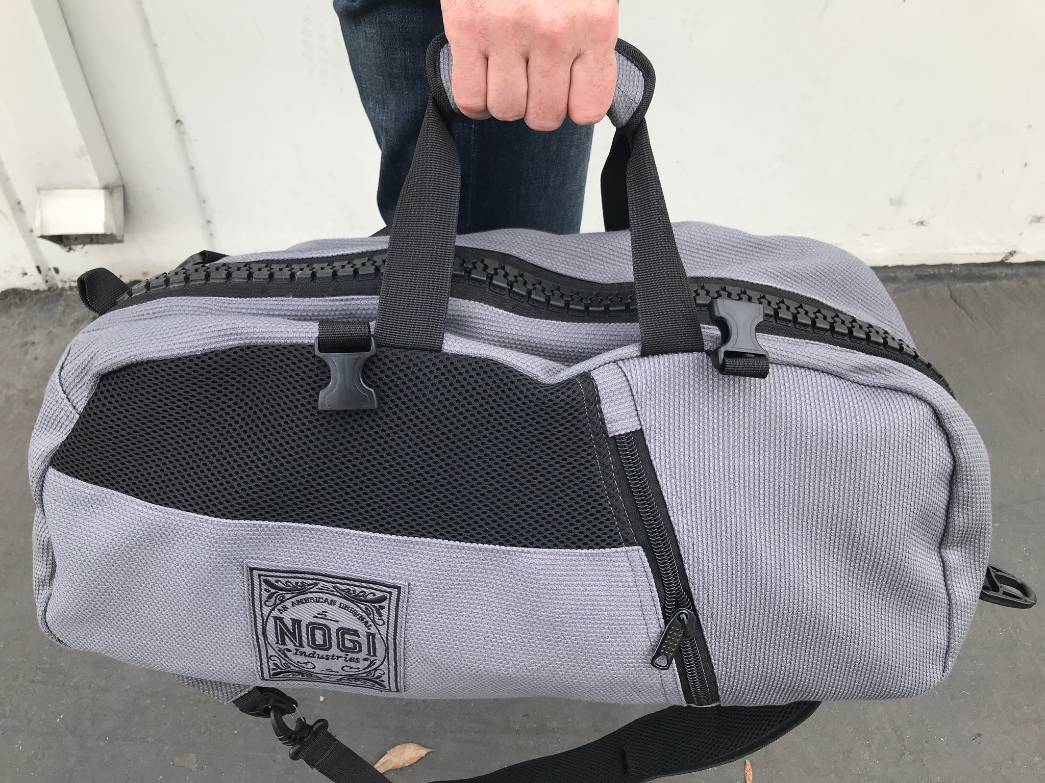 Nogi Tyme 3 Way Convertible Large Gear Bag - GRAY – NoGi Industries